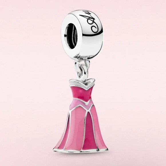 Pandora | Jewelry | Disney Princess Sleeping Beauty Aurora Dress Charm ...